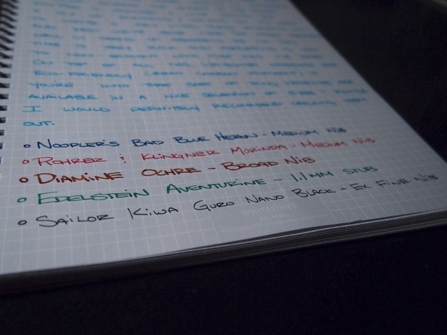 Whitelines Grid Notebook – A4 Size – Handwritten Stationery Review ...