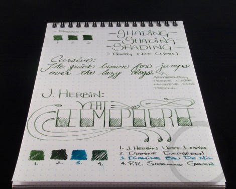 J. Herbin – Vert Empire – Handwritten Ink Review – edjelley.com ...