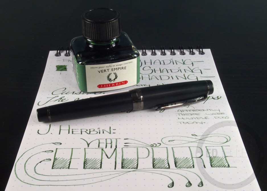 J. Herbin – Vert Empire – Handwritten Ink Review – edjelley.com ...
