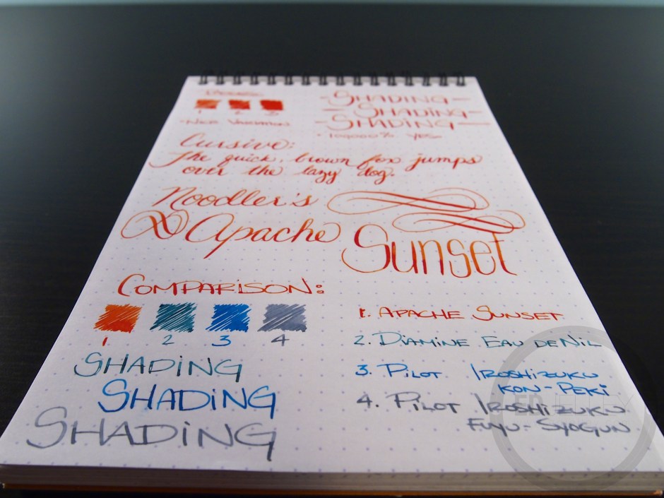 Noodler’s Apache Sunset – Handwritten Ink Review – edjelley.com ...
