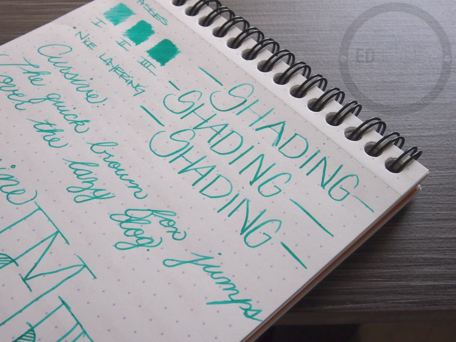 Diamine Soft Mint – Handwritten Ink Review – edjelley.com – Fountain ...