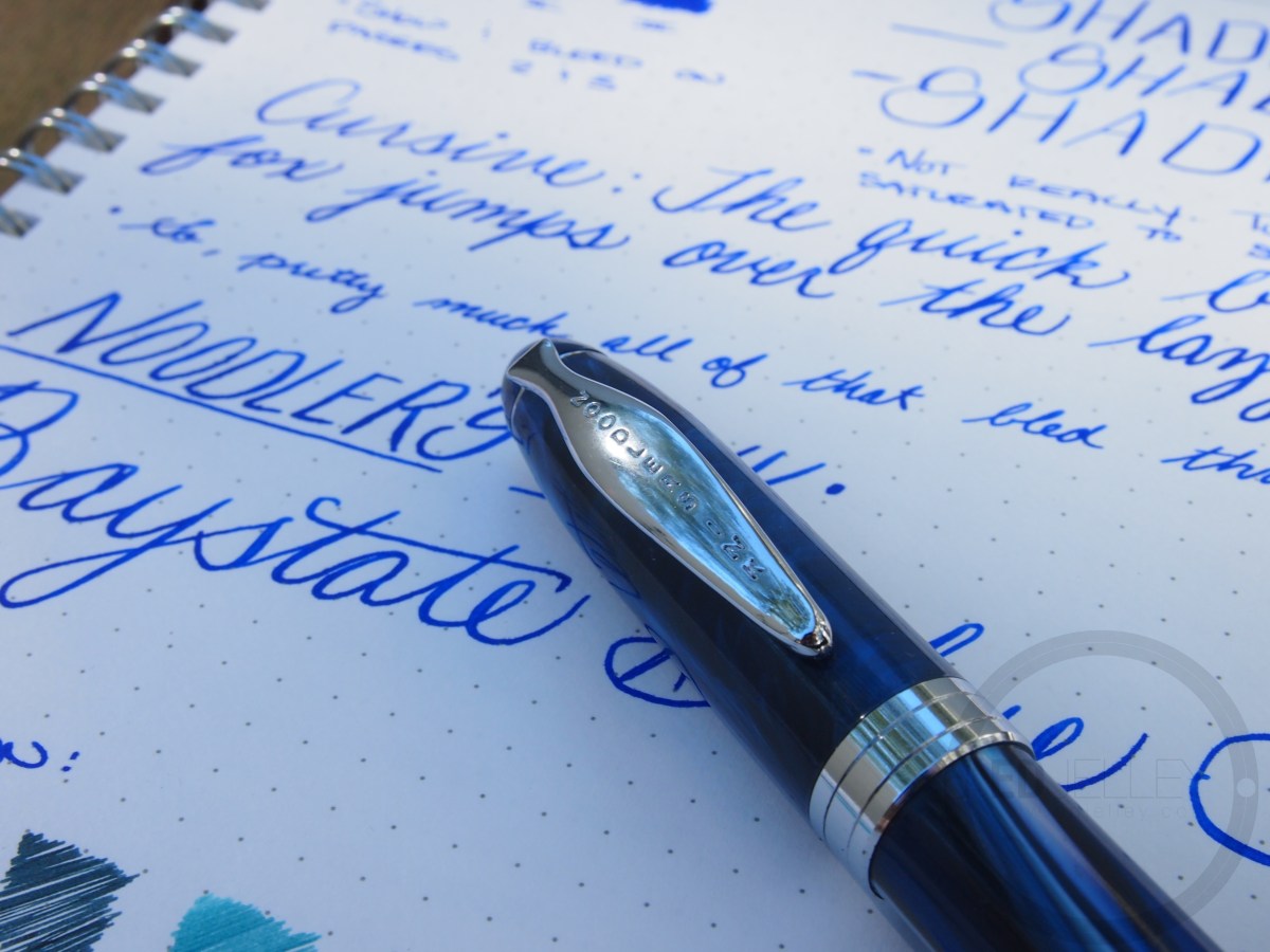 Noodler’s Baystate Blue – Ink Review – edjelley.com – Fountain Pen, Ink ...