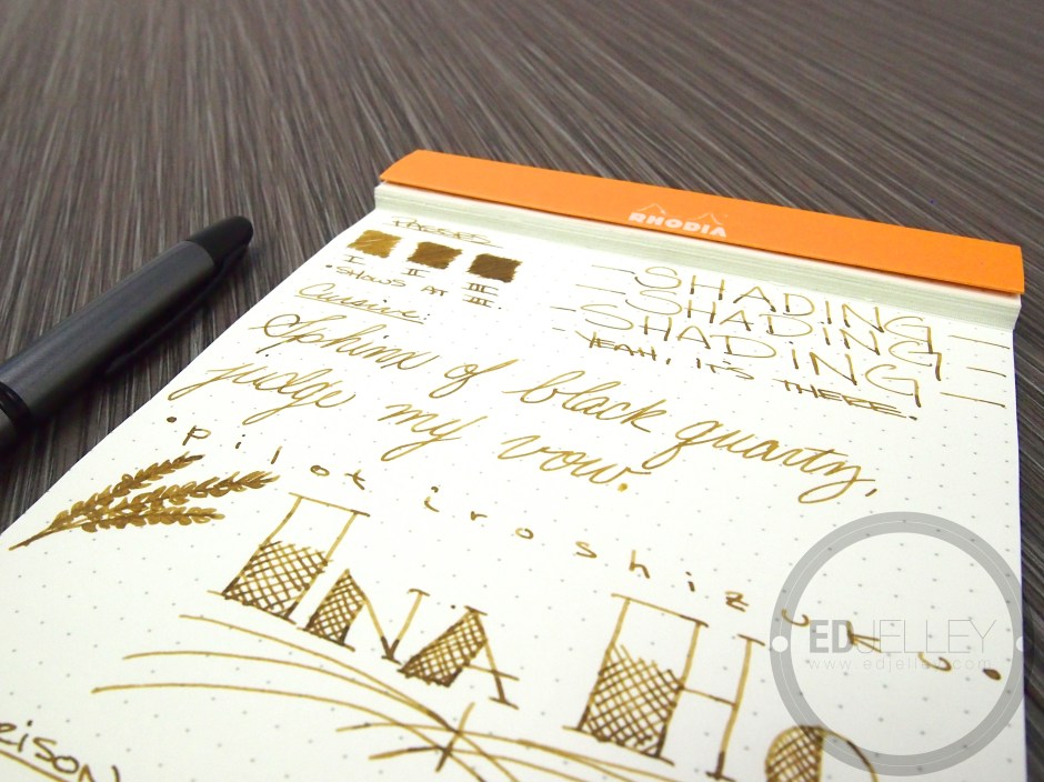 Pilot Iroshizuku Ina-Ho – Handwritten Ink Review – edjelley.com ...