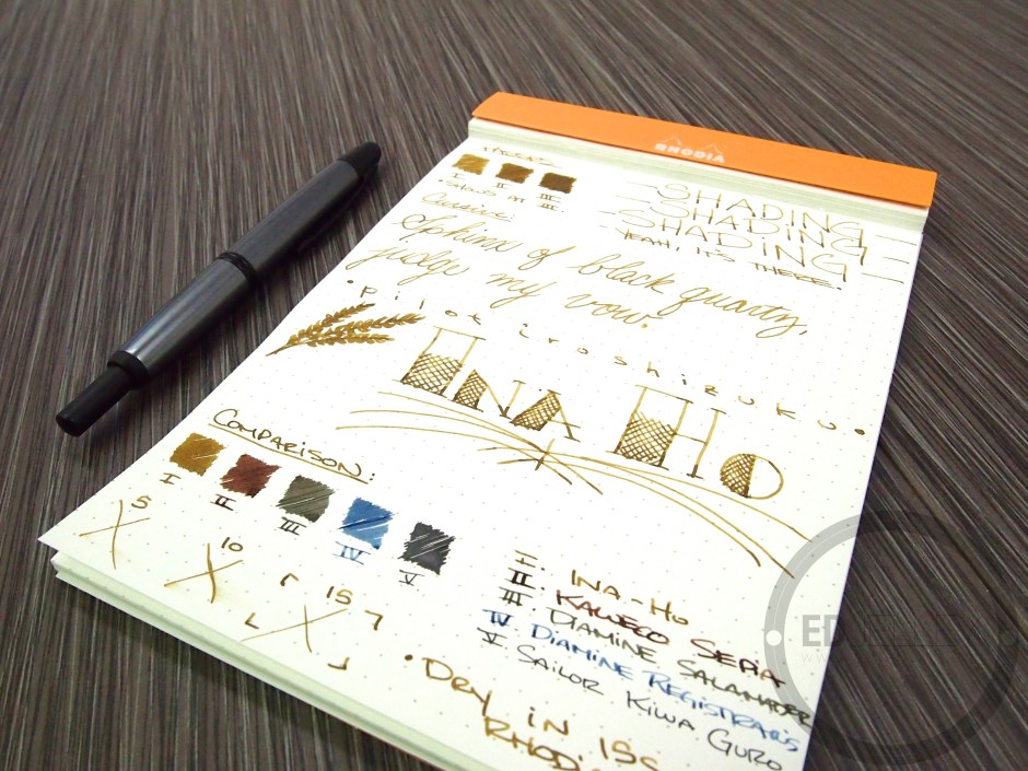 Pilot Iroshizuku Ina-Ho – Handwritten Ink Review – edjelley.com ...