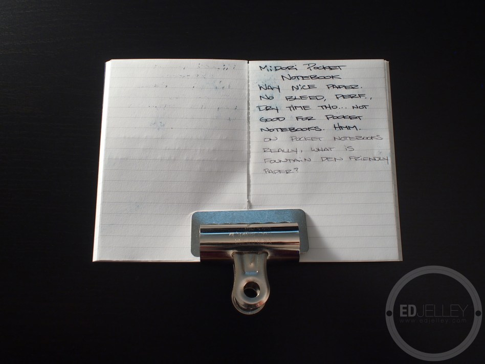 Pocket Notebooks: What does Fountain Pen Friendly really mean ...