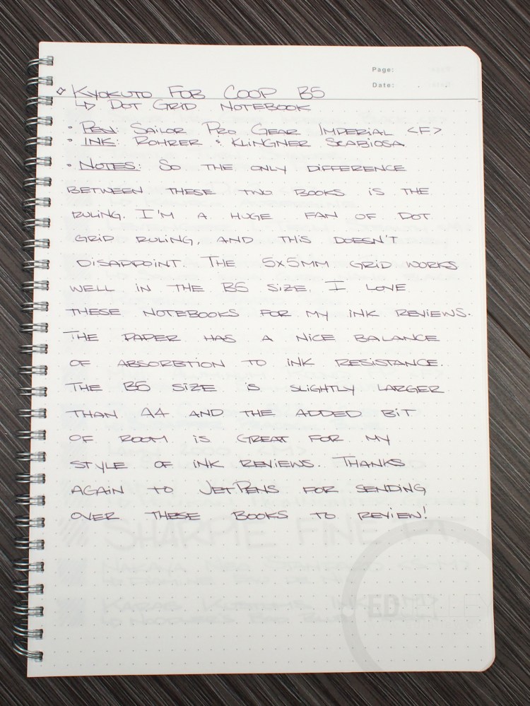 Kyokuto F.O.B COOP B5 Dot Grid and Lined Notebooks – Review – edjelley ...