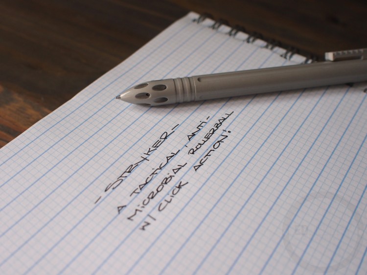 Stryker Tactial Pen with Anti-Microbial Coating – Hands-On and ...