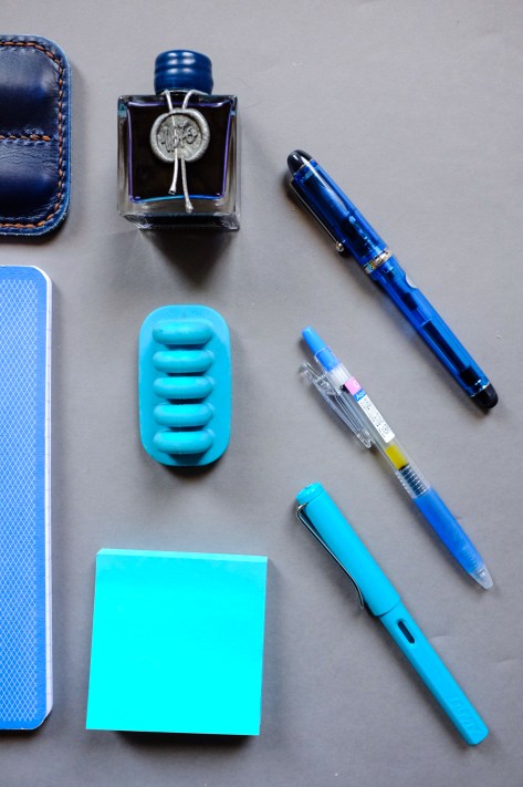 Stationery in Colors – Blue Edition – edjelley.com – Fountain Pen, Ink ...