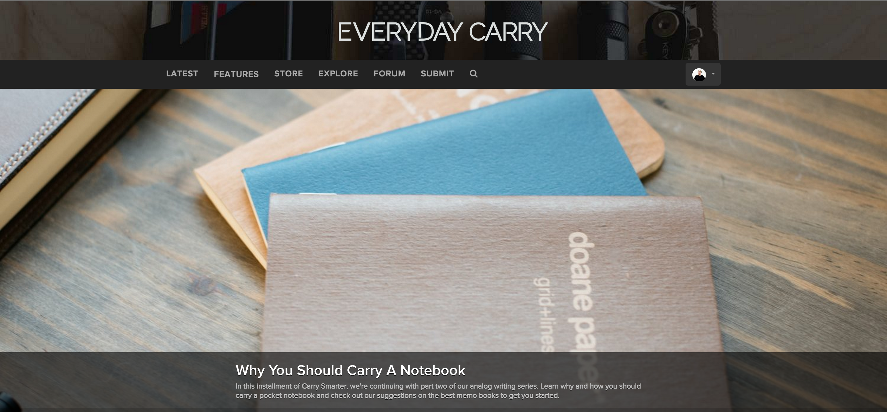 Everydaycarry.com – Check out my 3 part series on analog writing ...