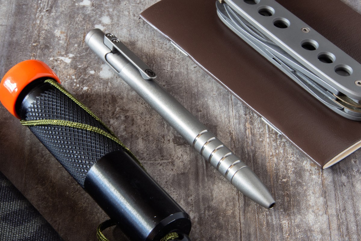 Urban Survival Gear TiScribe Mini Titanium Bolt Action Pen Review ...