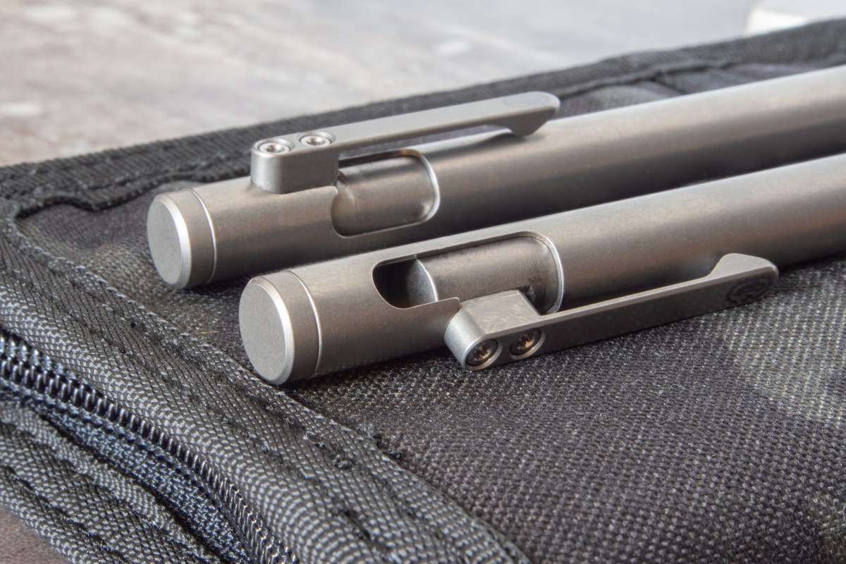 Urban Survival Gear TiScribe Mini Titanium Bolt Action Pen Review ...