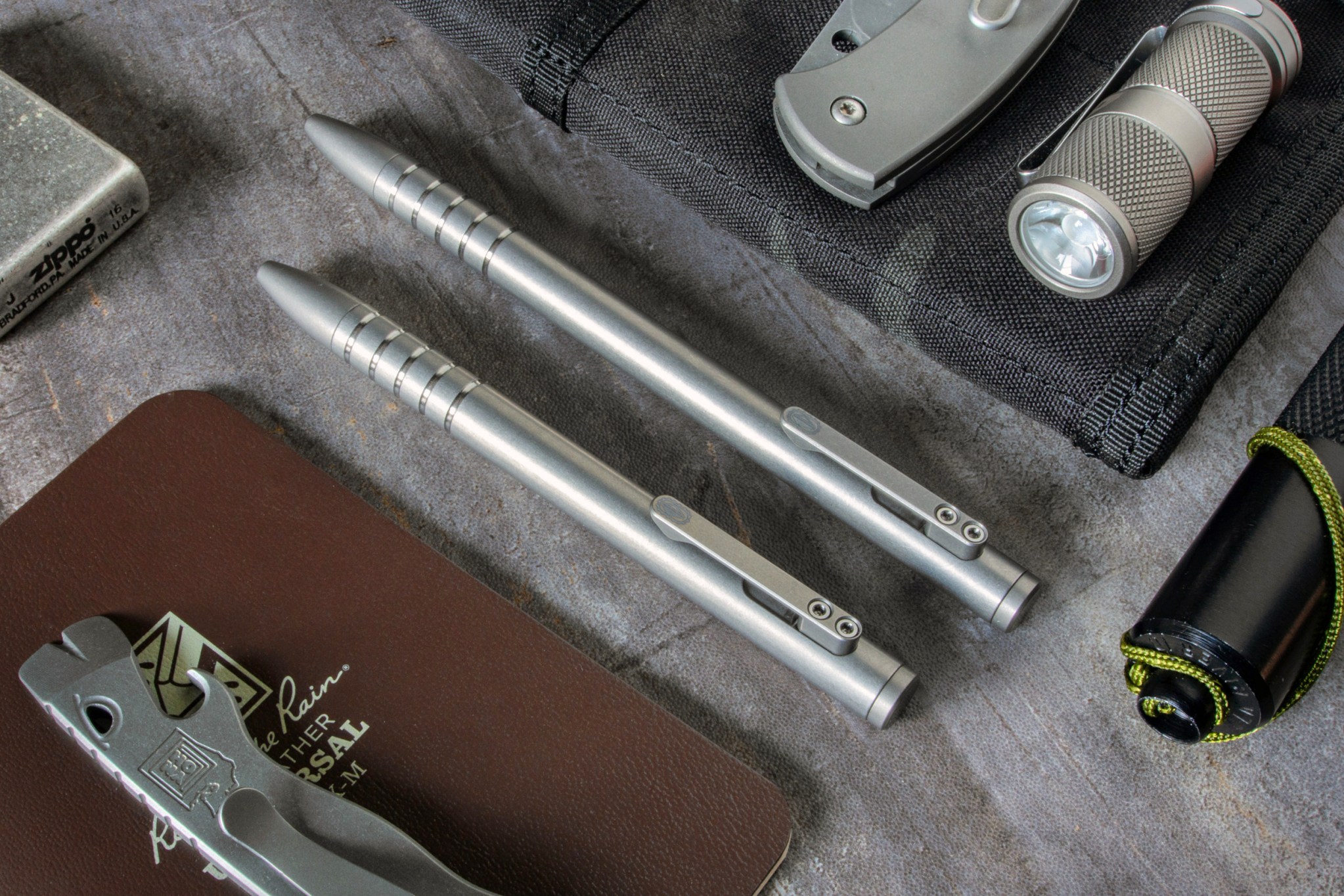 Urban Survival Gear TiScribe Mini Titanium Bolt Action Pen Review ...